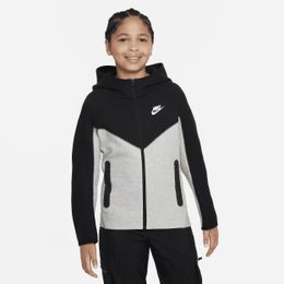 Nike Sportswear Tech Fleece Kapuzenjacke für ältere Kinder (Jungen) - Grau