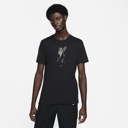 Nike Liverpool FC Fußball-T-Shirt für Herren - Schwarz