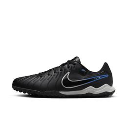 Nike Tiempo Legend 10 Academy Low-Top-Fußballschuh für Turf - Schwarz