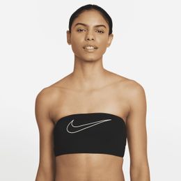 Nike Bandeau-Bikini-Oberteil für Damen - Schwarz