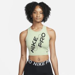 Nike Pro Dri-FIT Kurztanktop für Damen - Grün