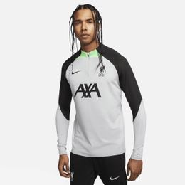 Liverpool FC Strike Nike Dri-FIT Fußball-Drill-Oberteil für Herren - Grau