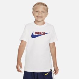 FC Barcelona Swoosh Nike T-Shirt - Weiß