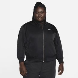 Nike Sportswear wendbare Varsity-Bomberjacke für Damen - Schwarz