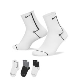 Nike Everyday Plus Lightweight Trainings-Knöchelsocken für Damen (3 Paar) - Multi-Color