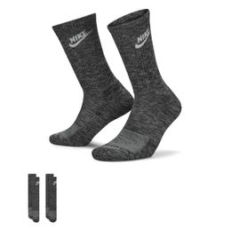 Nike Everyday Plus gepolsterte Crew-Socken - Schwarz