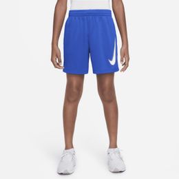 Nike Multi Dri-FIT Trainingsshorts mit Grafik für ältere Kinder (Jungen) - Blau