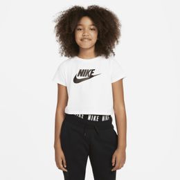 Nike Sportswear Kurz-T-Shirt für ältere Kinder (Mädchen) - Weiß