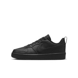 Nike Court Borough Low Recraft Schuh für ältere Kinder - Schwarz