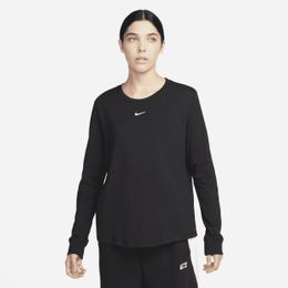 Nike Sportswear Premium Essentials Longsleeve für Damen - Schwarz