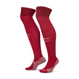 Nike Liverpool FC 2022/23 Stadium Home Over-the-Calf-Fußballsocken - Rot