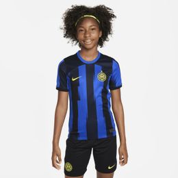 Inter Mailand 2023/24 Stadium Home Nike Dri-FIT Fußballtrikot für ältere Kinder - Blau