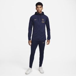 Paris Saint-Germain Strike Nike Dri-FIT Fußball-Trainingsanzug mit Kapuze für Herren - Blau