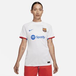 FC Barcelona 2023/24 Stadium Away Nike Dri-FIT Fußballtrikot für Damen - Weiß