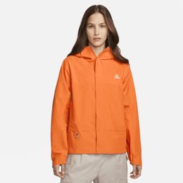 Nike ACG "Cascade Rain" wasserfeste, leichte Storm-FIT-Jacke für Damen - Orange
