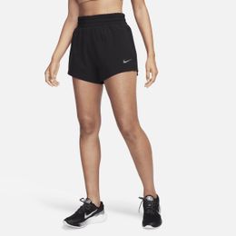 Nike Dri-FIT Running Division Damen-Laufshorts mit Futter, hohem Taillenbund und Taschen (ca. 7,5 cm) - Schwarz