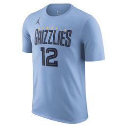 Memphis Grizzlies Statement Edition Jordan NBA-T-Shirt für Herren - Blau