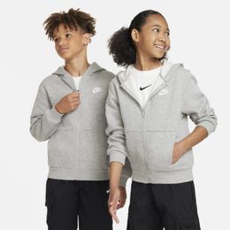 Nike Sportswear Club Fleece Kapuzenjacke für ältere Kinder - Grau
