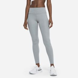 Nike Epic Fast Lauf-Leggings mit Tasche und mittelhohem Bund für Damen - Grau