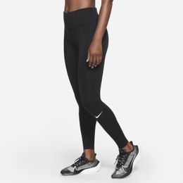 Nike Epic Luxe Leggings mit halbhohem Bund und Tasche für Damen - Schwarz