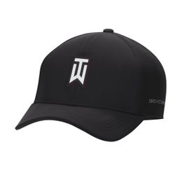 Tiger Woods strukturierte Nike Dri-FIT ADV Club Cap - Schwarz