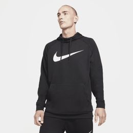 Nike Dry Graphic Dri-FIT Fitness-Pullover mit Kapuze für Herren - Schwarz