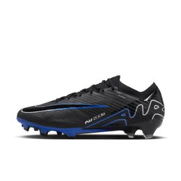 Nike Mercurial Vapor 15 Elite Low-Top-Fußballschuh für normalen Rasen - Schwarz