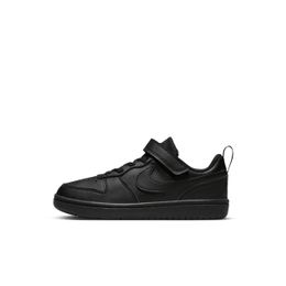 Nike Court Borough Low Recraft Schuh für jüngere Kinder - Schwarz