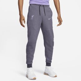 Liverpool FC Tech Fleece Third Nike Fußball-Jogger für Herren - Grau