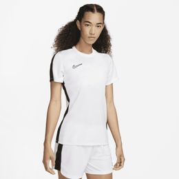 Nike Dri-FIT Academy Kurzarm-Fußballoberteil für Damen - Weiß