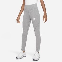 Nike Sportswear Favorites Leggings mit hohem Taillenbund für ältere Kinder (Mädchen) - Grau