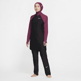 Nike Victory Schwimm-Leggings mit geradem Schnitt und voller Abdeckung für Damen - Schwarz