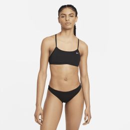 Nike Racerback-Bikini für Damen - Schwarz