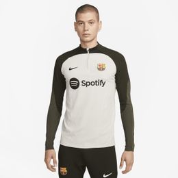 FC Barcelona Strike Elite Nike Dri-FIT ADV Fußball-Drill-Oberteil aus Strickmaterial für Herren - Braun