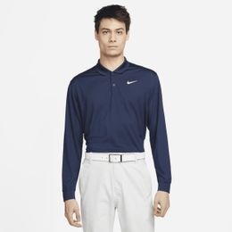 Nike Dri-FIT Victory Langarm-Golf-Poloshirt für Herren - Blau