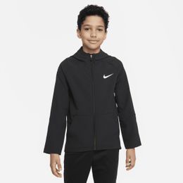 Nike Dri-FIT gewebte Trainingsjacke für ältere Kinder (Jungen) - Schwarz