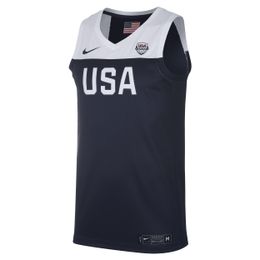 USA Nike (Road) Herren-Basketballtrikot - Blau