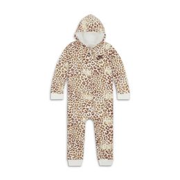 Nike Hooded Printed Coverall Overall für Babys (12–24 M) - Braun