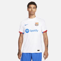 FC Barcelona 2023/24 Match Away Nike Dri-FIT ADV Fußballtrikot für Herren - Weiß