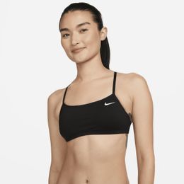 Nike Essential Racerback-Bikinioberteil - Schwarz