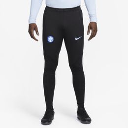 Inter Mailand Strike Nike Dri-FIT Herren-Fußballhose aus Strickmaterial - Schwarz