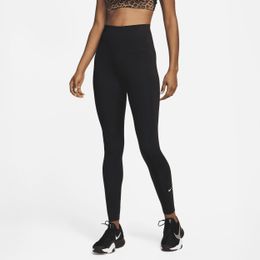 Nike One Damen-Leggings mit hohem Bund - Schwarz