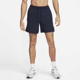 Nike Unlimited vielseitige Dri-FIT Herrenshorts ohne Futter (ca. 18 cm) - Blau