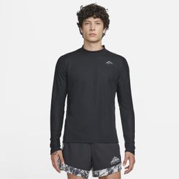 Nike Trail Dri-FIT Lauf-Longsleeve für Herren - Schwarz