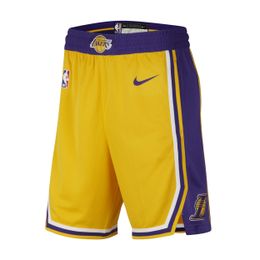 Los Angeles Lakers Icon Edition Nike NBA Swingman Shorts für Herren - Gelb