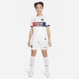 Paris Saint-Germain 2023/24 Stadium Home/Away Nike Dri-FIT Fußball-Shorts für ältere Kinder - Weiß