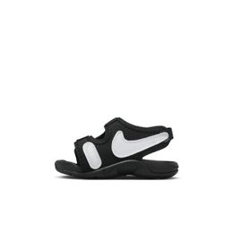 Nike Sunray Adjust 6 Slides für Babys und Kleinkinder - Schwarz