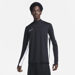 Nike Academy Dri-FIT-Fußball-Oberteil mit Halbreißverschluss für Herren - Schwarz