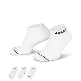 Jordan Everyday No-Show-Socken für jeden Tag (3 Paar) - Weiß