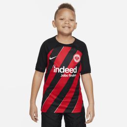 Eintracht Frankfurt 2023/24 Stadium Home Nike Dri-FIT Fußballtrikot für ältere Kinder - Schwarz